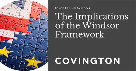 The Implications Of The Windsor Framework Inside EU Life Sciences