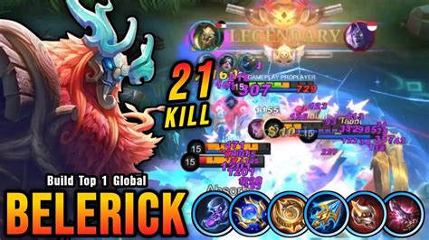 21 Kills Belerick With Mage Build 100 Deadly Build Top 1 Global