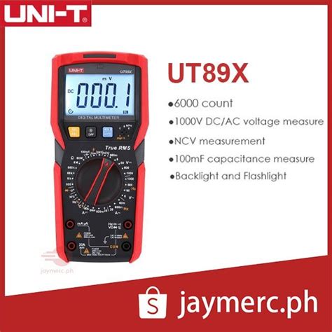 Uni T Ut89x Digital Tester Multimeter True Rms Acdc Voltage Current