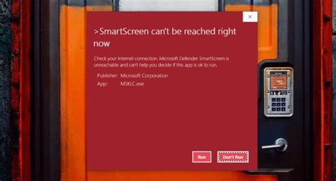 How To Fix Smartscreen Cant Be Reached Right Now On Windows 10