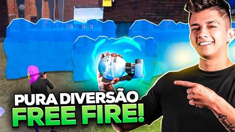 Brinquei Todos Os Gelos No Free Fire Youtube