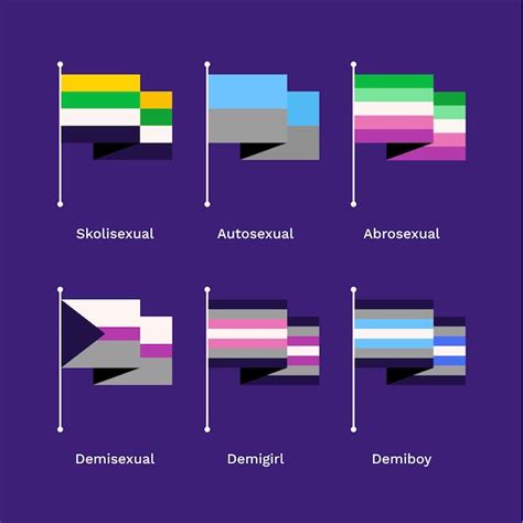 Premium Vector Flat Pride Month Lgbt Flags Collection