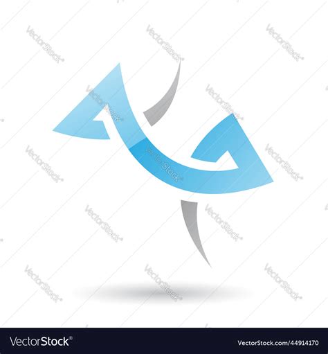 Black And Blue Glossy Intersecting Lines Vector Image
