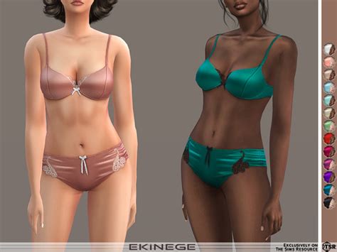 The Sims Resource Lace Satin Lingerie Set Bottom Set28 2