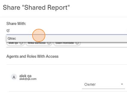 How To Share Insights Report Qtrac Help Center