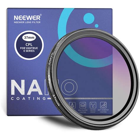 Neewer 37mm Cpl Filter For Vantrue E1 E2 E3 E1 Lite