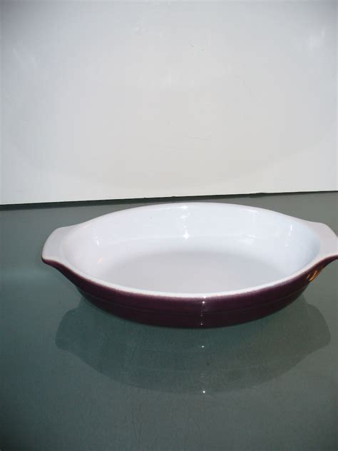 Vintage Emile Henry Made In France Oval Baking Dish Etsy