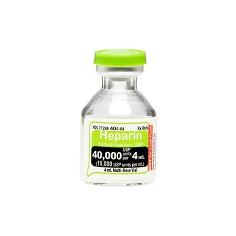 Heparin Sodium 10000U ML Injection 4mL MDV McGuff