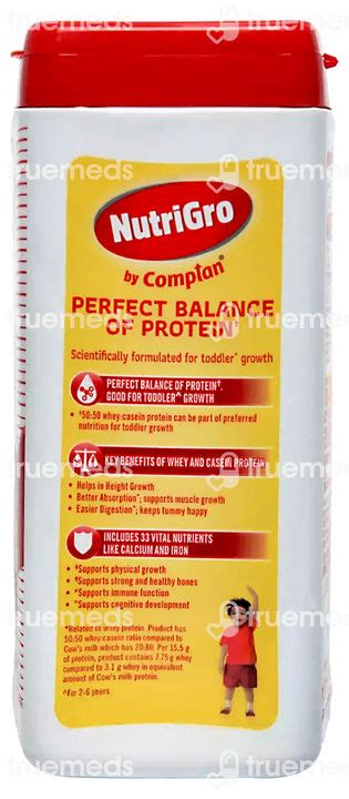 Complan Nutrigro 2 To 6 Years Badam Kheer Jar 400 Gm Uses Side Effects Dosage Price Truemeds