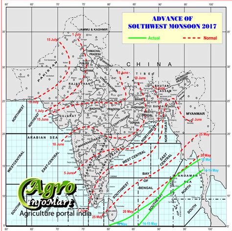 Agro Infomart Southwest Monsoon 2017 Arrives Over Kerala On 30 May