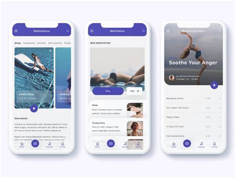 neco meditation and asmr app ui kit