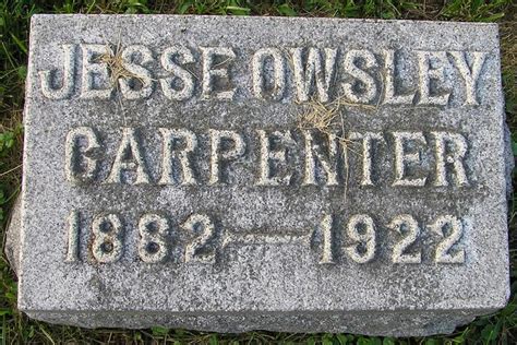 Jesse Owsley Carpenter 1882 1922 Find A Grave Memorial