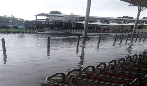 Rain Creates Havoc In Jammu City Waterlogged Water Enters Airport