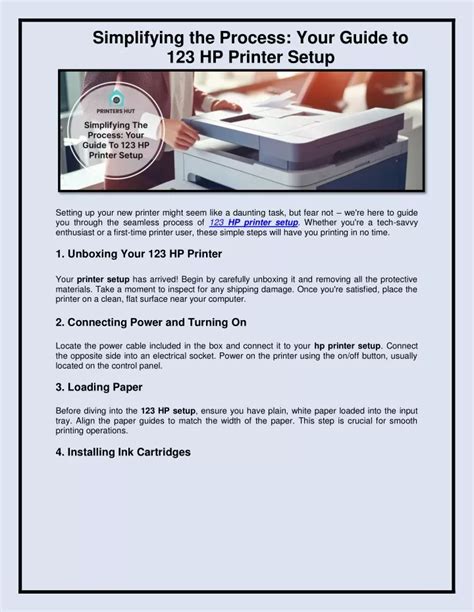 Ppt Simplifying The Process Your Guide To Hp Printer Setup