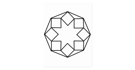 Octagon Square Postcard
