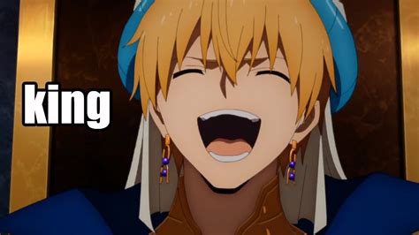 One Minute Of Gilgameshs English Dub Laughing At Others 👑 Youtube