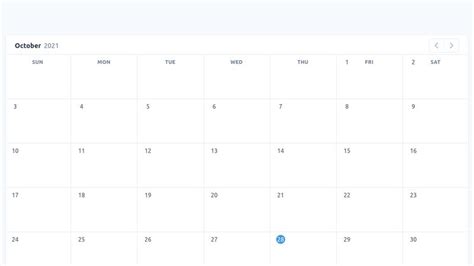 calendar ui with tailwindcss and alpinejs