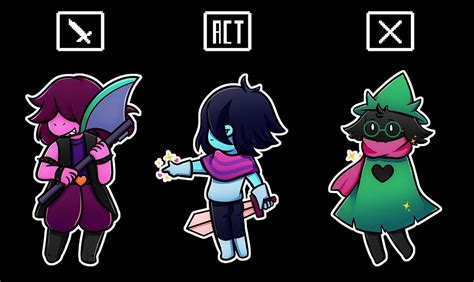 Fanart I Drew The Fun Gang Deltarune