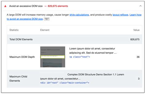 Avoid An Excessive Dom Size For Better Web Performance Debugbear