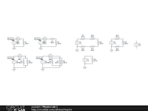 Physics Lab 1 Circuitlab
