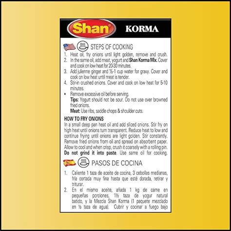 SHAN KORMA MASALA 50g PACK BY SEABIZ Seabiz Trading Private Limited