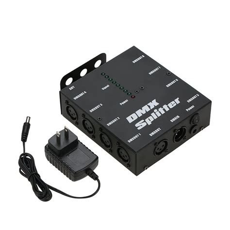 2025 Dmx512 Signal 8 Way Amplifier Dmx Splitter For Stage Light Par Light