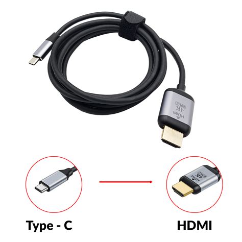 Cáp Chuyển Usb Type C Sang Hdmi 4k 60hz 1 8 Mét Nshop