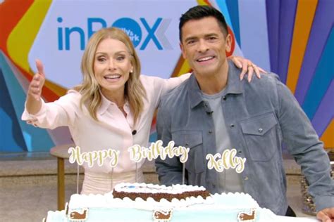 Kelly Ripa Celebrates 54th Birthday With Fudgie The Whale Cake
