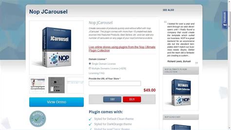 Jcarousel Plugin For Nopcommerce Youtube