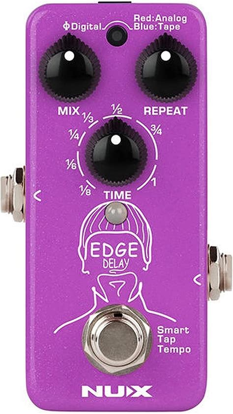 Nux Edge Delay Guitar Effects Pedal With Phi Digital Delay