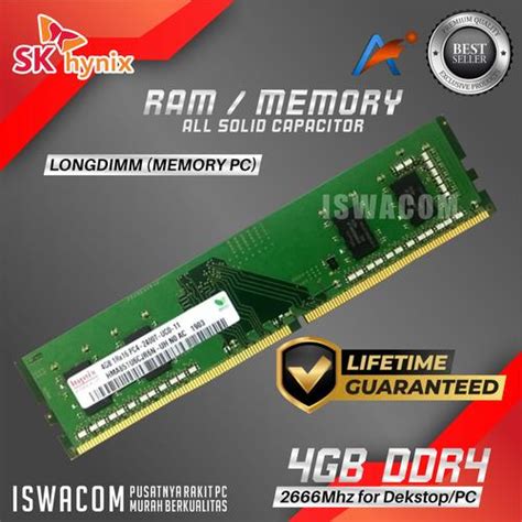 Jual Ram Memory Pc Ddr Gb Gb Gb Pc Longdim Hynix Ddr Gb Kota Surabaya