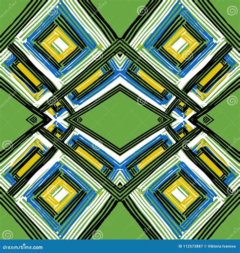 Geometric Retangle Pattern Stock Vector Illustration Of Repeat