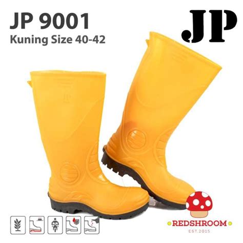 Jual Sepatu Boot Tinggi Jeep 9001 Kuning Sepatu Apd Industri