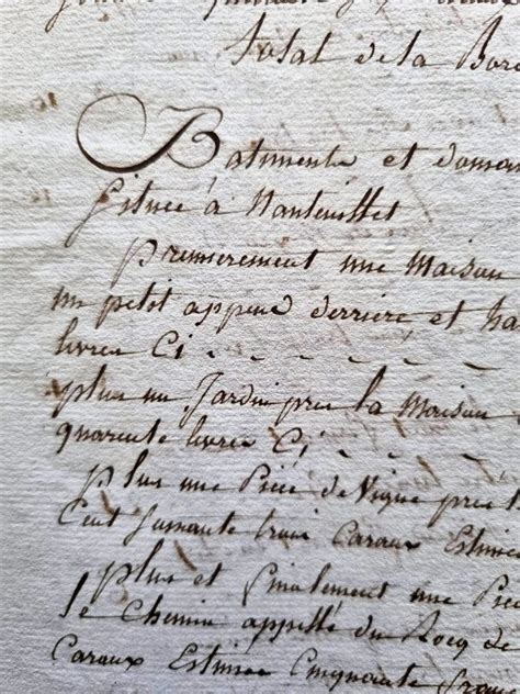 French Handwritten Documents