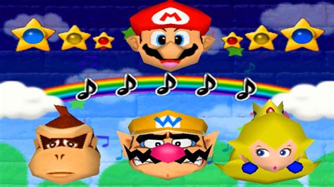 【マリオパーティ2】すべてのミニゲームマリオvsワリオvsピーチvsドンキーコングたつじん難易度 Youtube
