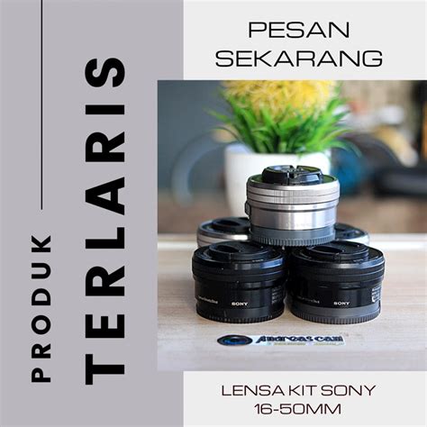 Jual Lensa Kit Sony Mm Sony Mulus Tinggal Pakai Shopee Indonesia