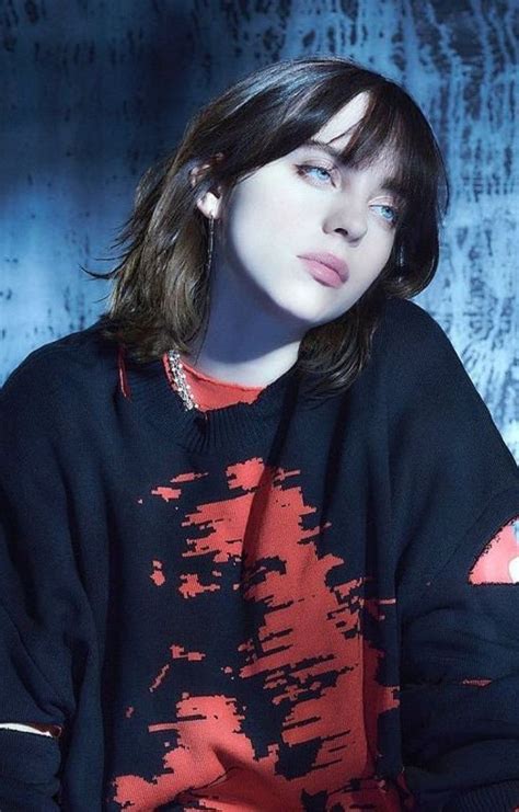 Billie Eilish Photographed For The Times Famosos Cortes De Pelo Rock