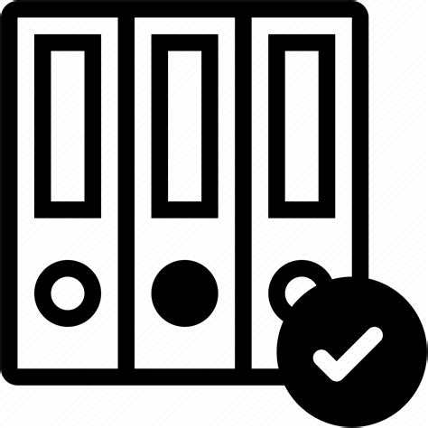 Folder Office Material School Binder Storage Education Icon