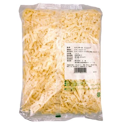 シュレッド スイス エメンタール シュレッド チーズ Emmental shred Cheese 1kg 1000g 108100