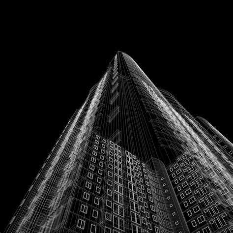 Premium Photo Architecture Blueprint 3d Rendering