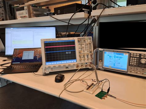 Picture Of The Measurement Setup The Measured Output DC Voltage And Download Scientific