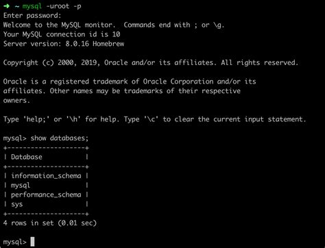 Mac下 homebrew 安装mysql zelatan 博客园