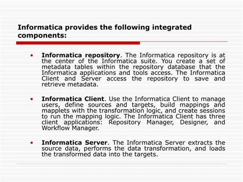 PPT - Introduction to Informatica PowerCenter PowerPoint Presentation ...