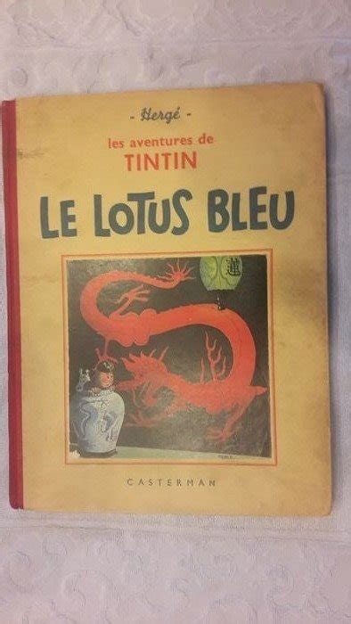 Tintin T5 Le Lotus Bleu A9 C Nandb Reimpresión Catawiki