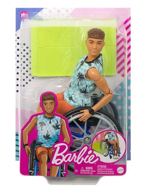 Barbie Ken Fashionista Doll 195 With Wheelchair And Ramp Very