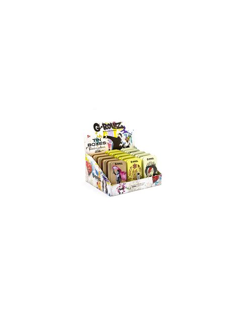 Display Cajitas Metalicas Medianas G Rollz Banksy 15 Uds Bg3351 Dis2