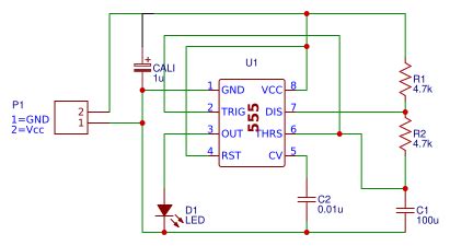 555 Timer Astable Resources EasyEDA