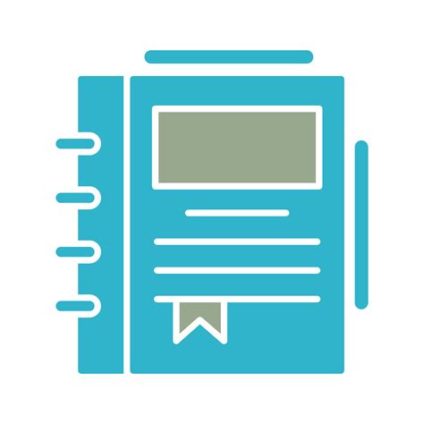 Spring Notebook Vector Icon 29519000 Vector Art At Vecteezy