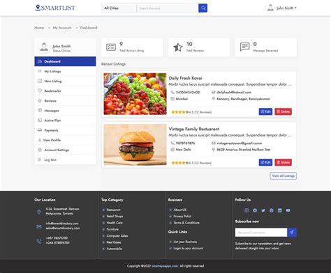 Smart Directory Laravel Business Directory Php By Smarteye Codester