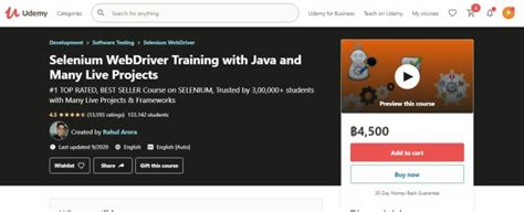 7 คอรสออนไลนสอน Selenium WebDriver กบ Python Java C ทใชไดจรง